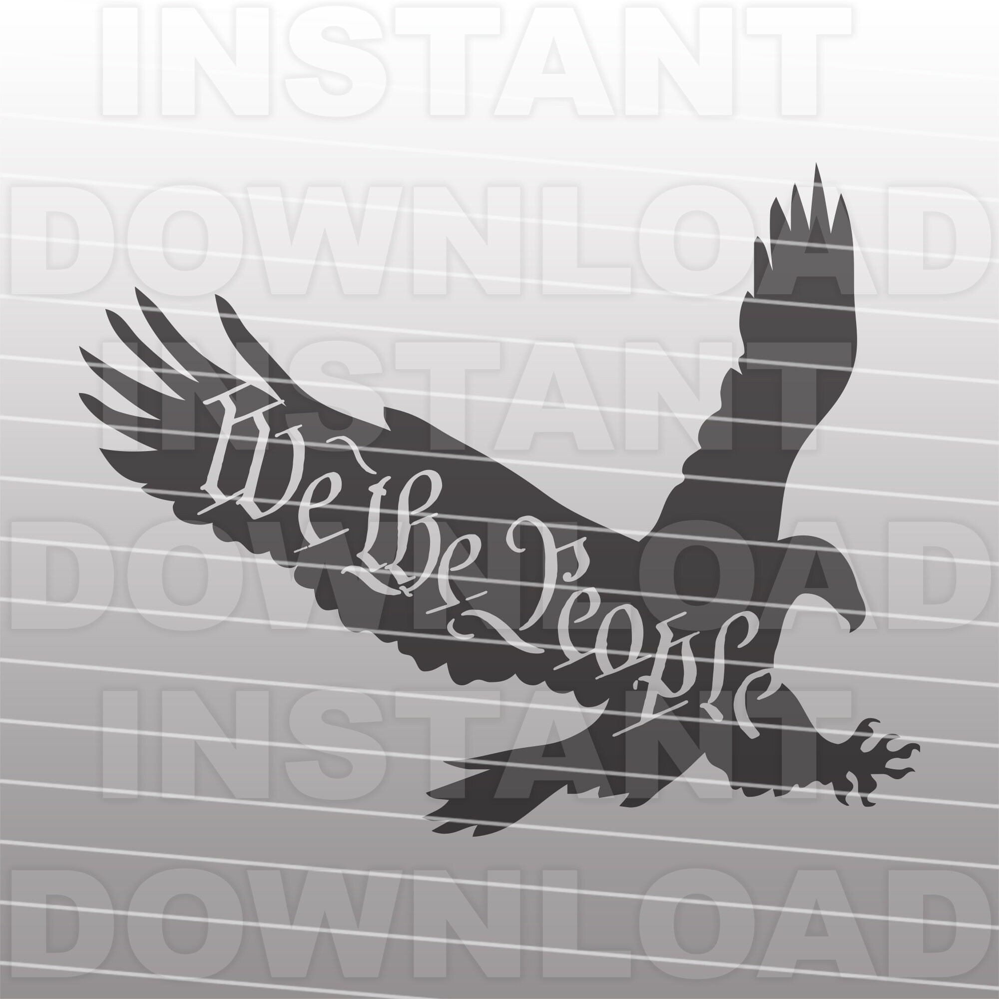 We the People Patritoic USA Eagle SVG File,2nd Amendment SVG -vector ...
