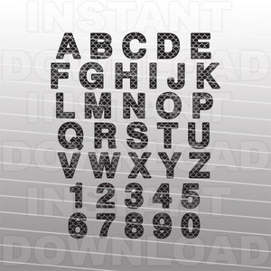 Dragon Scales Font Alphabet Letters SVG File -vector Art for Commercial ...