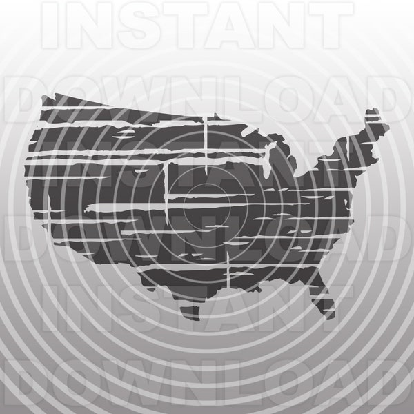 Distressed Map - Etsy