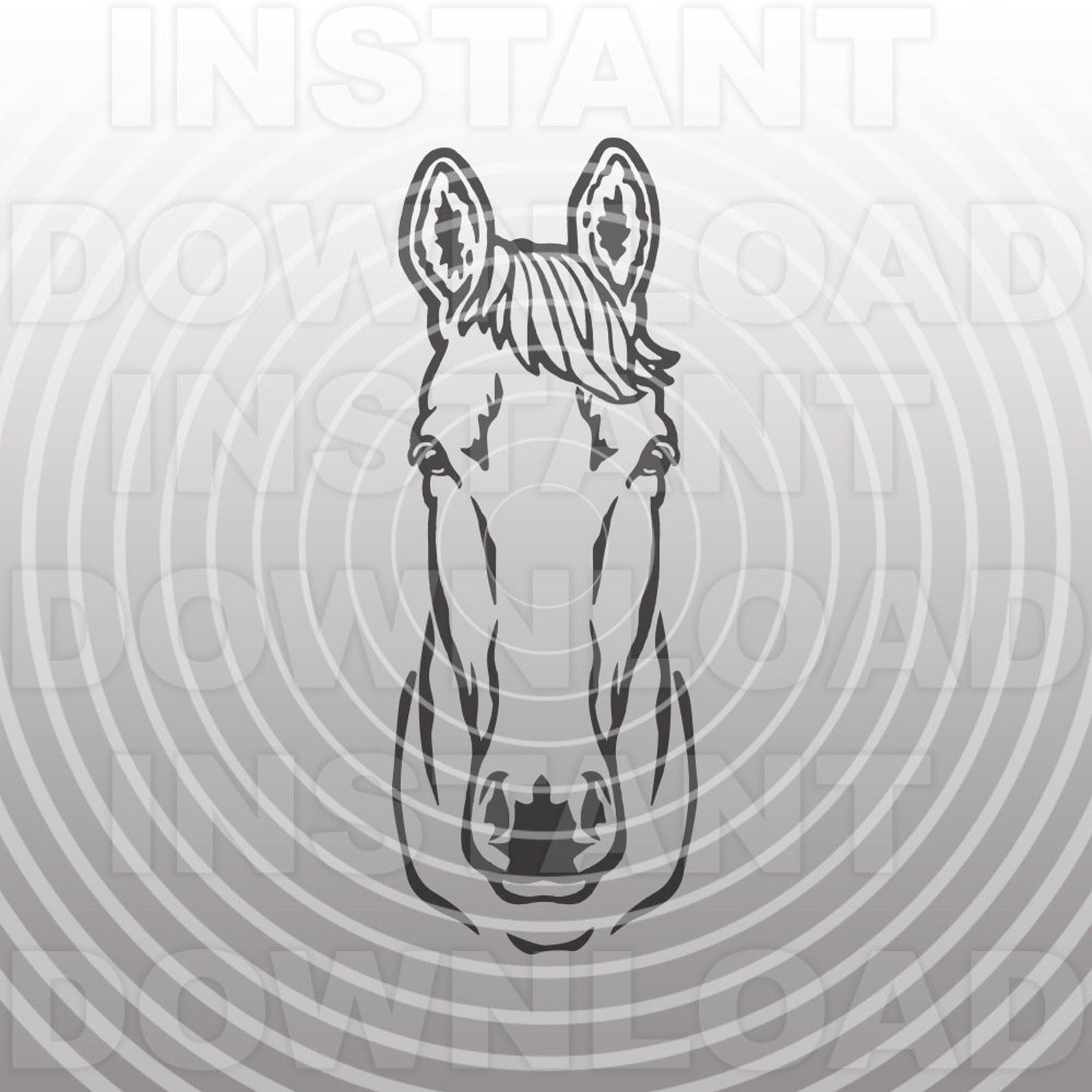 Horse SVG Filehorse Head Svghorse Face Svg SVG vector Art - Etsy