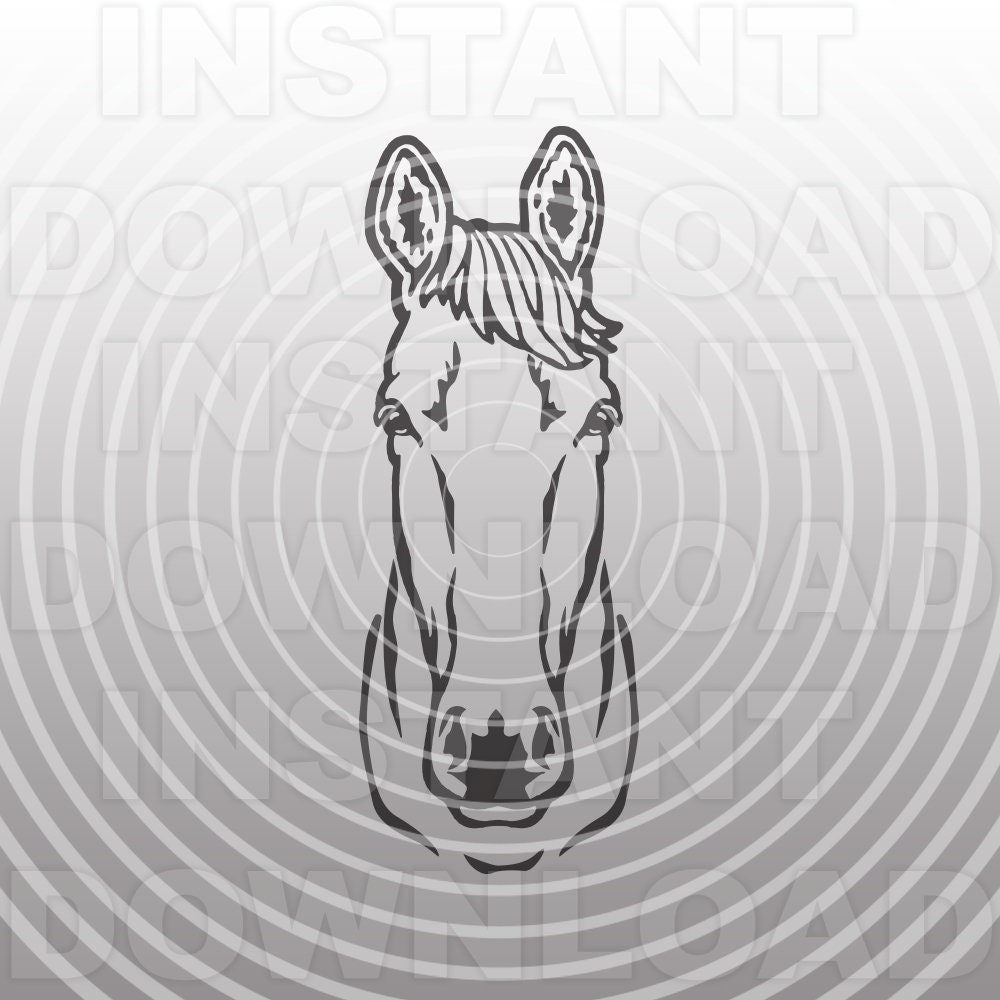 Horse SVG Filehorse Head Svghorse Face Svg SVG vector Art - Etsy