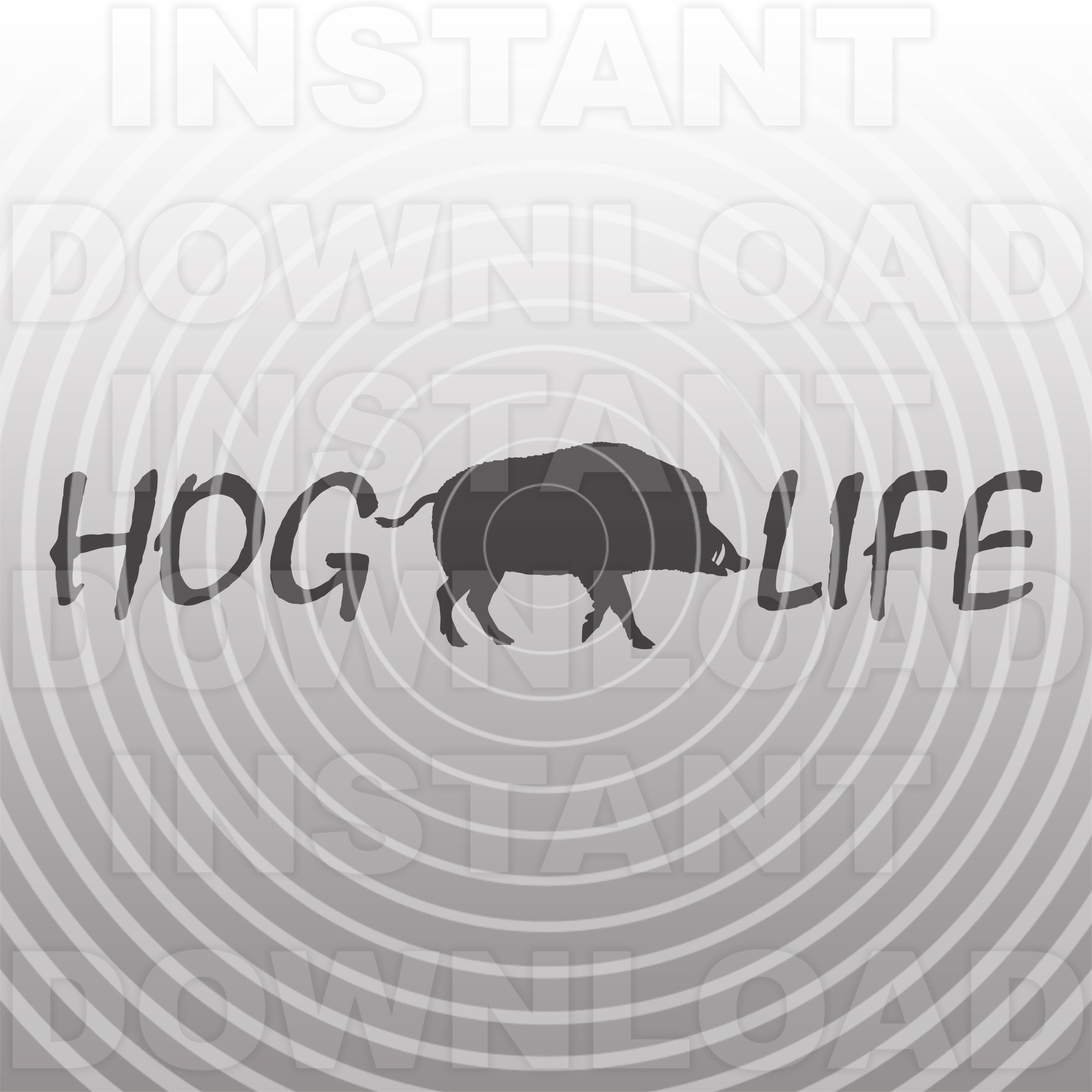 Hog Life SVG Filehog Hunter SVG Filewild Boar SVG vector | Etsy