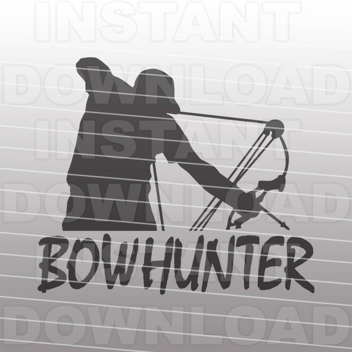 Bowhunter SVG Filedeer Hunting Svgbow Hunting Svgarchery | Etsy