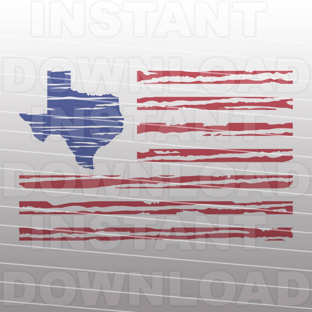 Texas Flag SVG File,distressed Texas American Flag Svg-cutting Template ...