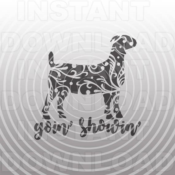 Goat SVG Fileshow Boer Goat Svggoin Showin Svgstockshow | Etsy