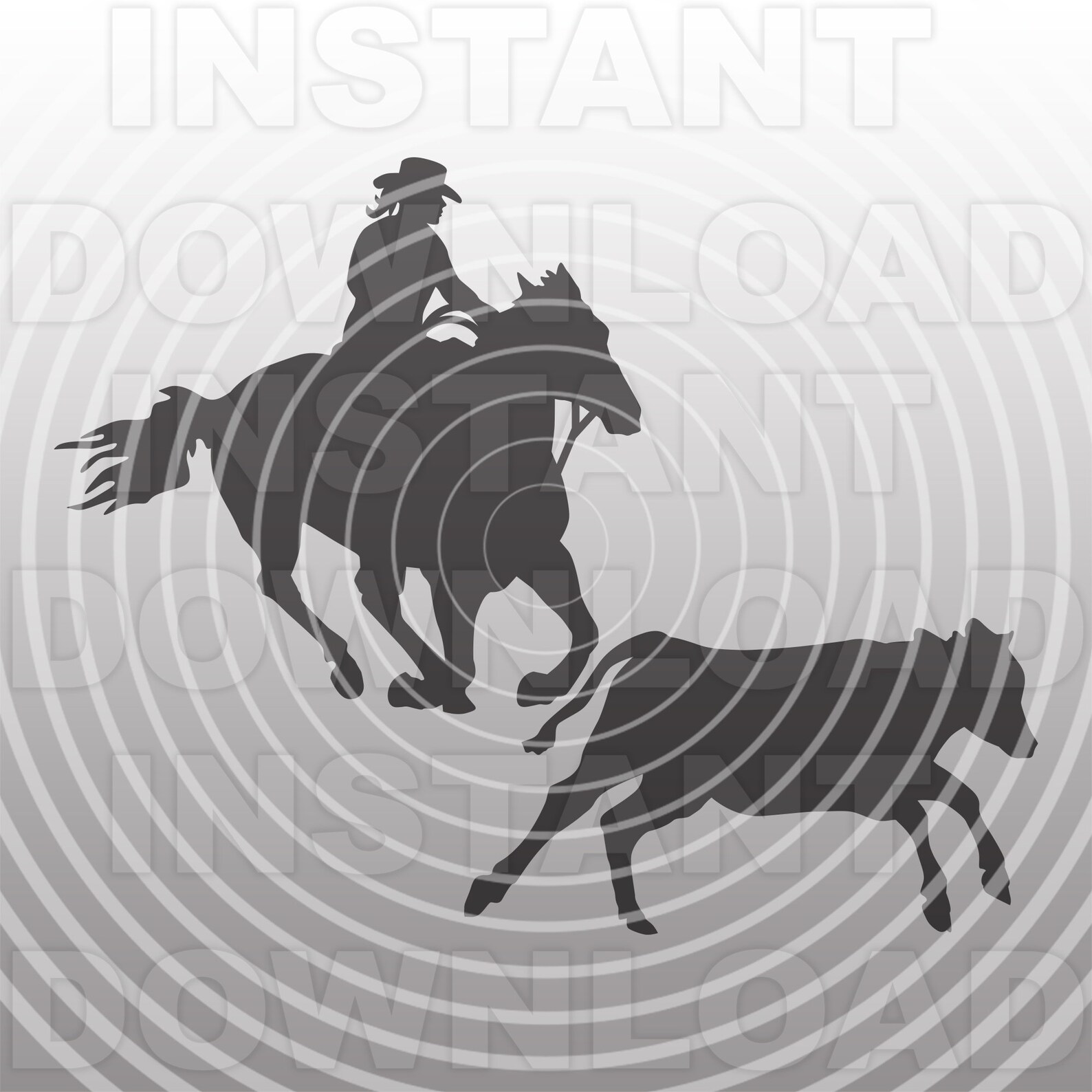 Ranch Sorting SVG File Calf Sorting Svg Cattle Svg Equestrian - Etsy