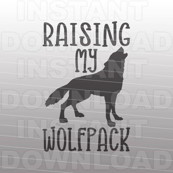 Wolfpack Svg - Etsy