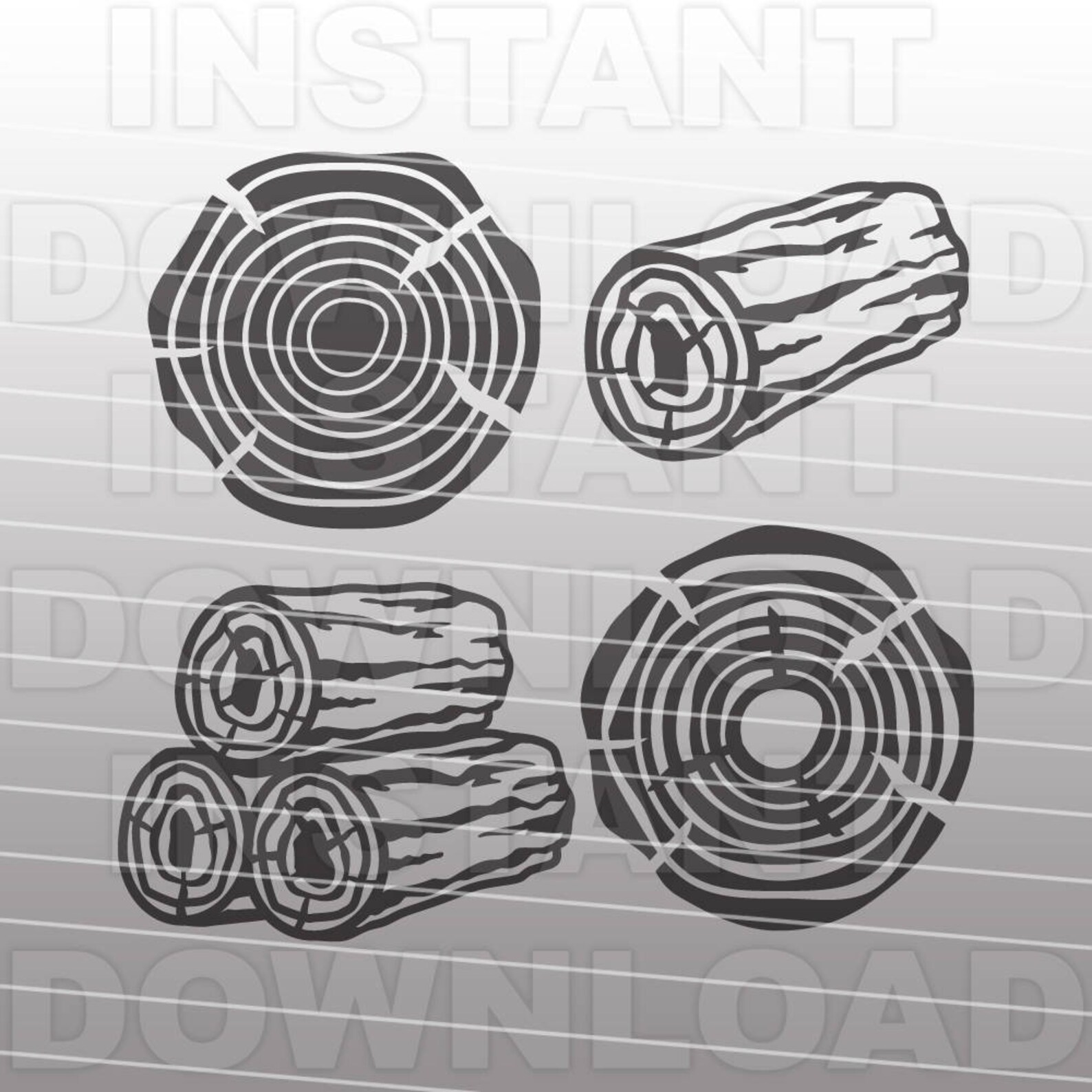 Logs SVG File,logging SVG File,forest Svg,lumberjack Svg -commercial ...