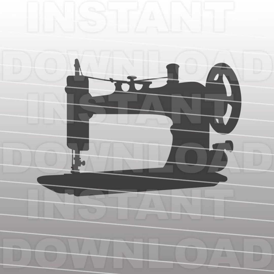 Sewing Machine SVG File - Sewing SVG File - Vector Clip Art Commercial ...