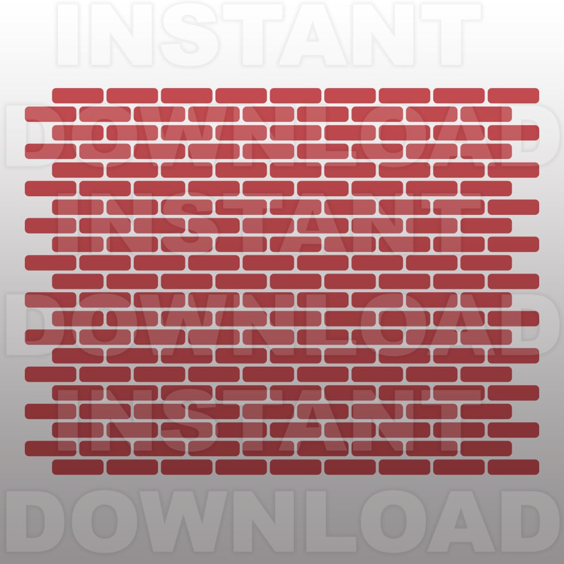 Brick Pattern SVG Filebrick Wall SVG File commercial & | Etsy