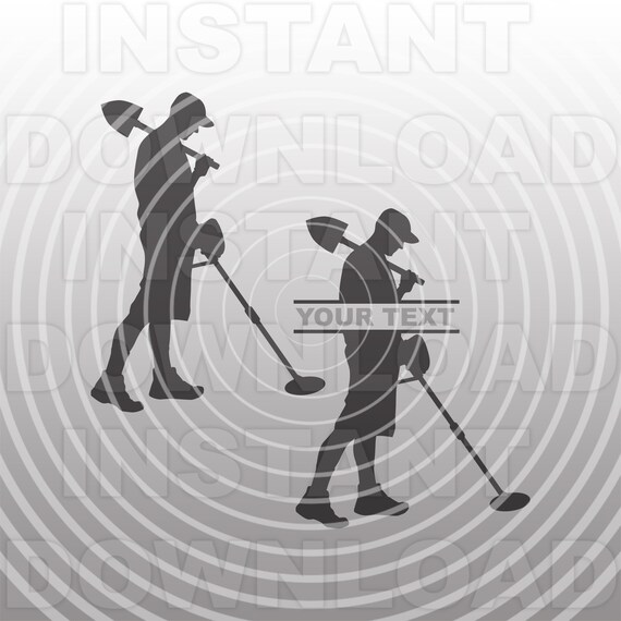 Metal Detector SVG Fileman Metal Detecting SVG vector | Etsy