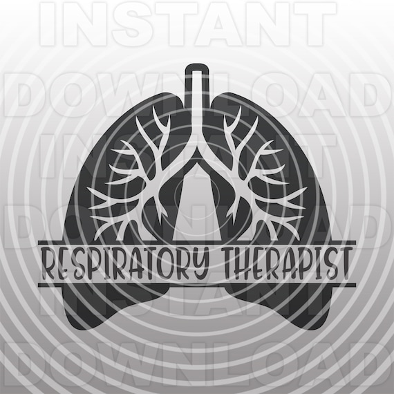 Respiratory Therapist With Anatomical Lungs SVG - Etsy