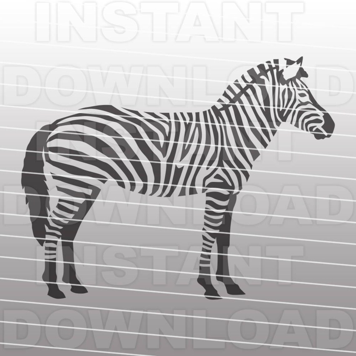 Zebra SVG Filesafari Svgafrica Svgzoo Svganimal Svg | Etsy