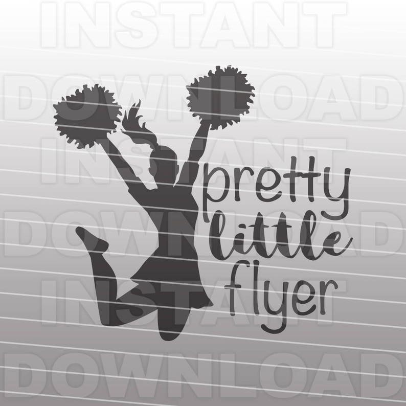 Cheer SVG Filecheerleading Svgpretty Little Flyer Svg - Etsy