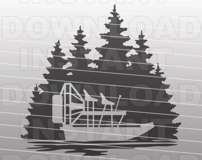 Airboat Svg, Hovercraft Clipart, Swamp Boat Png, Planeboat Dxf Logo ...