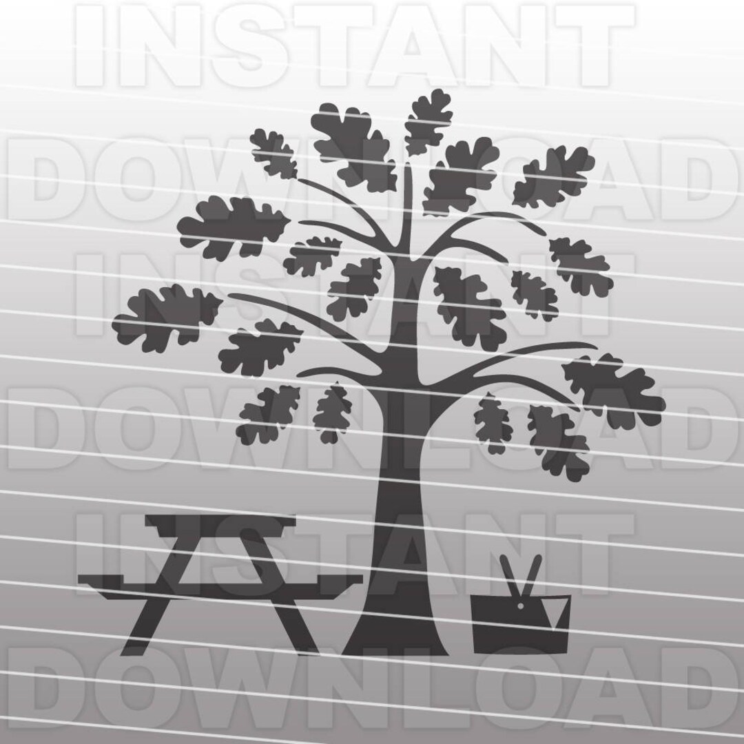 Family Reunion SVG File,family Picnic Svg,picnic Table Svg -vector Art ...