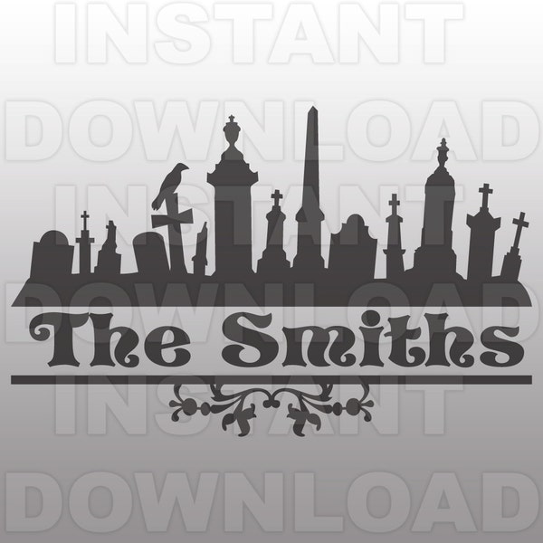 Cemetary Svg - Etsy