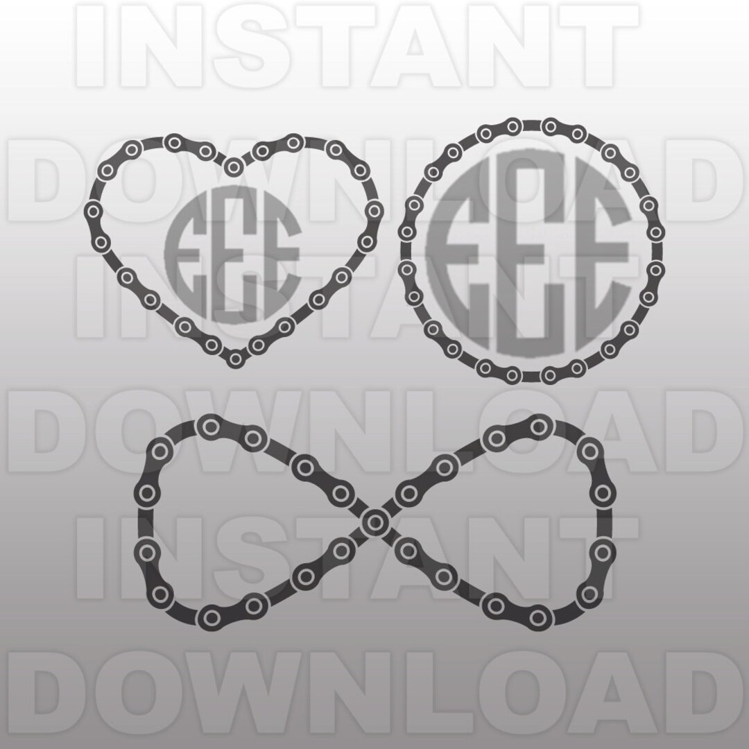 Bike Chain SVG File,cycling Svg,biking SVG - Commercial & Personal Use ...