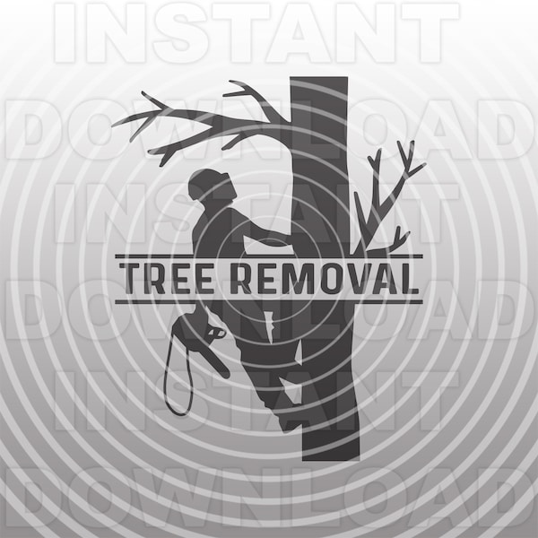 Tree Removal Logo Svg - Etsy