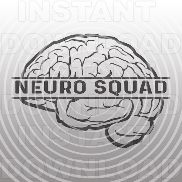 Neuro Squad Svg File - Etsy
