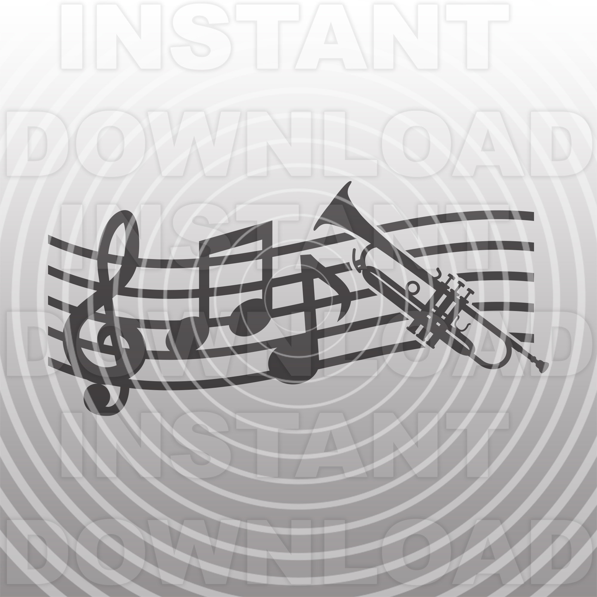 Marching Band Clipart Trumpet