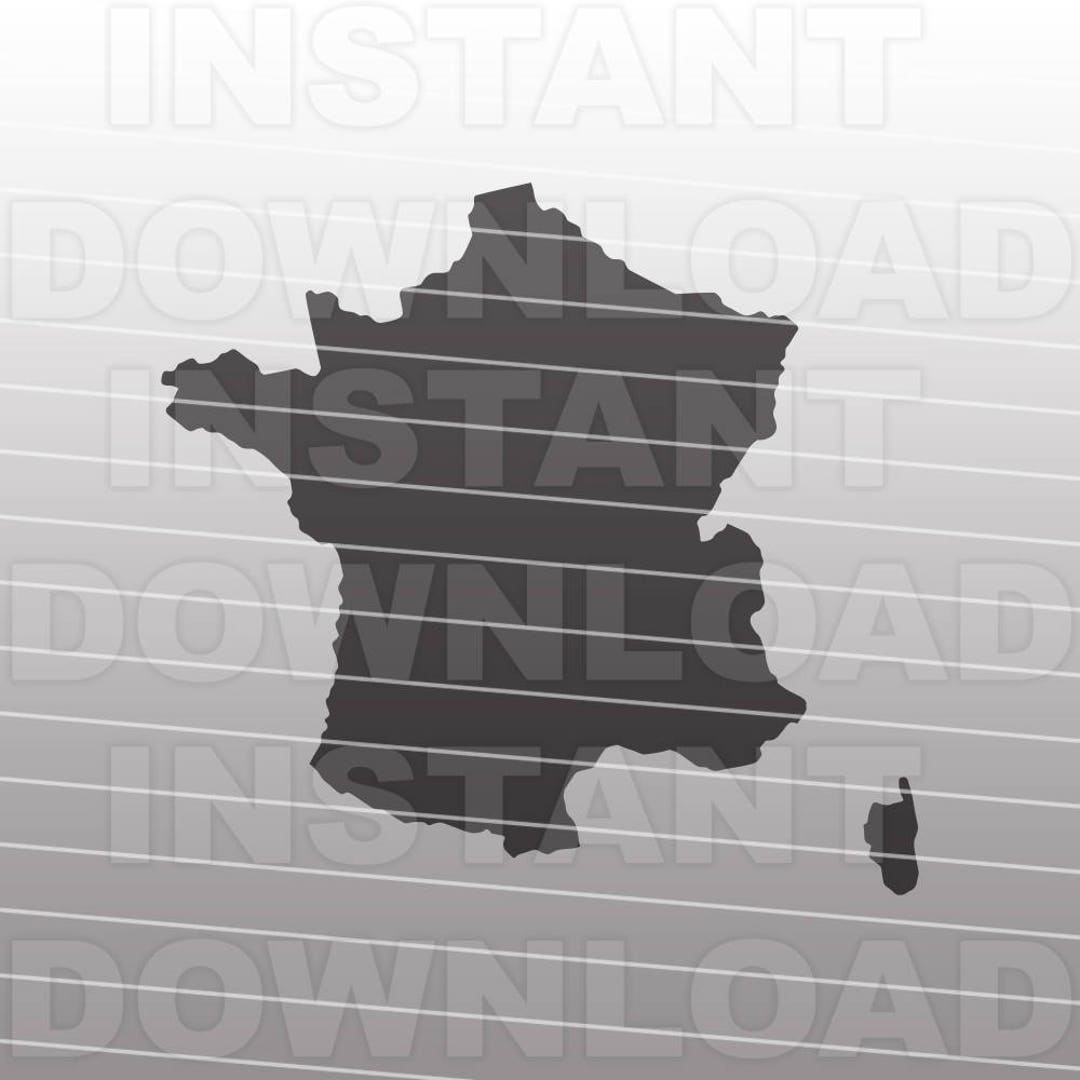 France SVG File,map of France Outline Svg,paris Svg -vector Clip Art ...