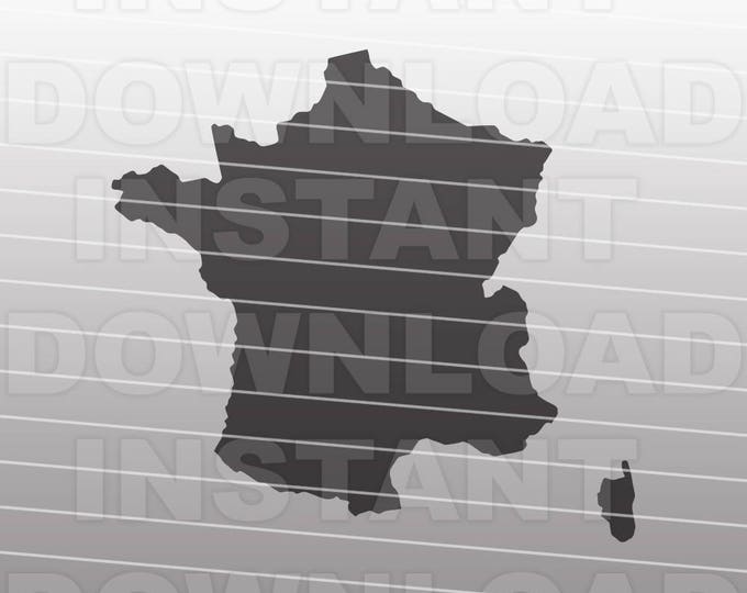 France Map Svg, France Svg, French Svg, Paris Svg, Silhouette SVG Cut ...