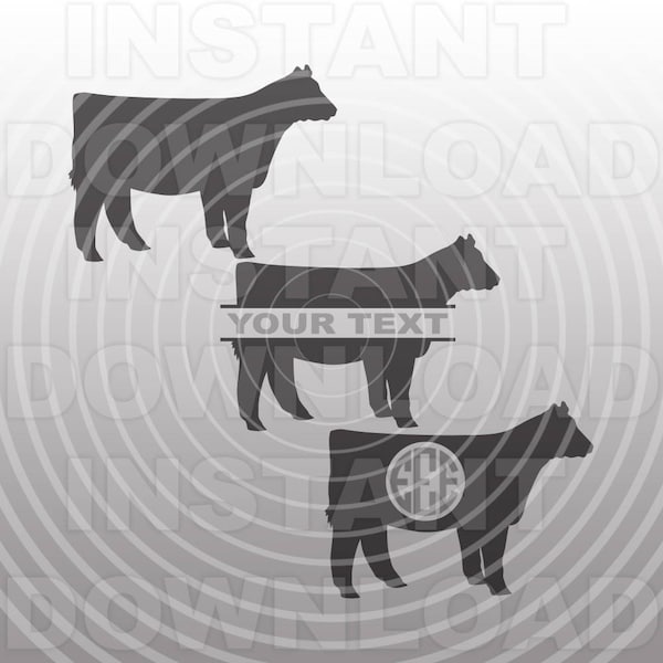 Show Heifer Svg - Etsy
