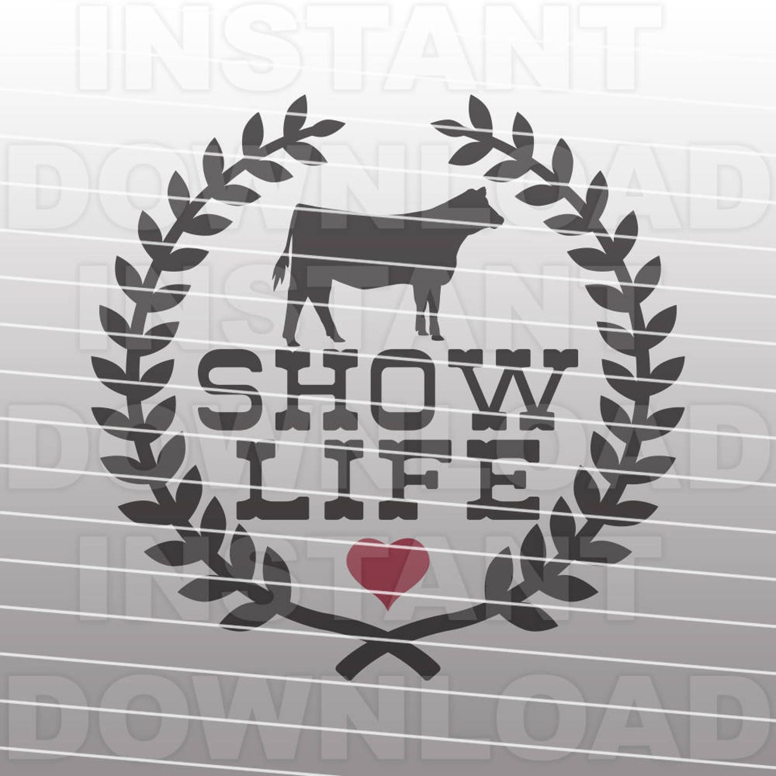 Heifer SVG Fileshow Life Svgstockshow SVG vector Art | Etsy