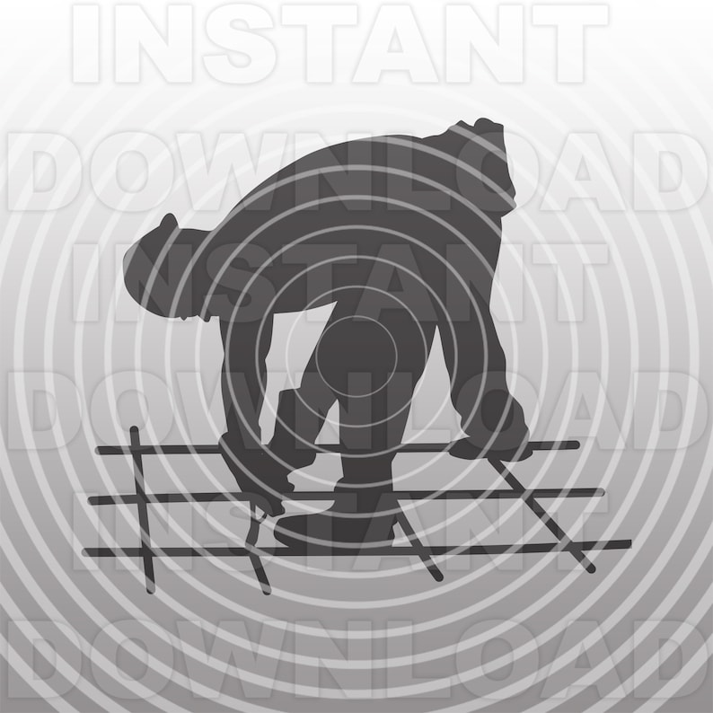 Ironworker Rodbuster SVG File,rebar Worker Svg,reinforcing Ironworker ...