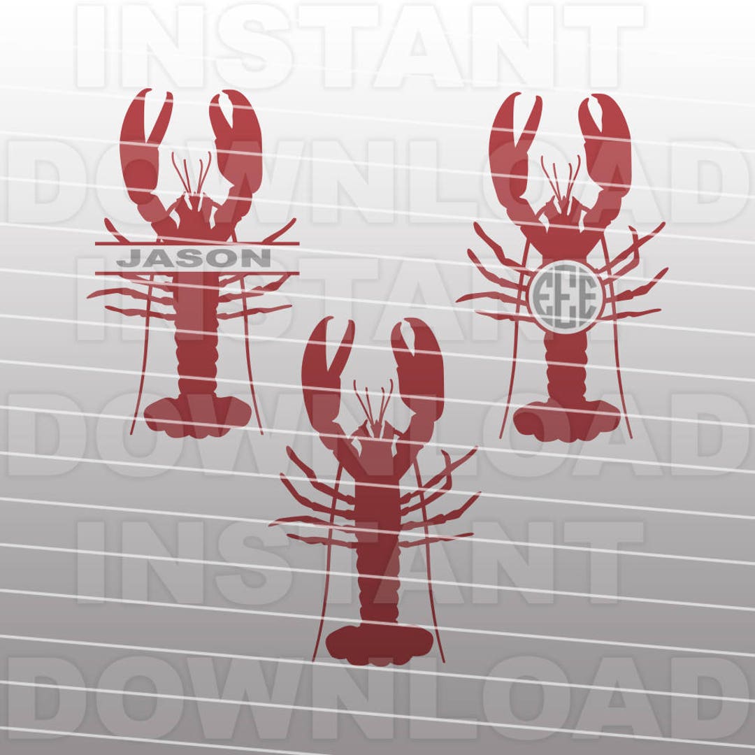Crawfish SVG File,crawdad Svg,crayfish Svg,cajun Svg -commercial ...