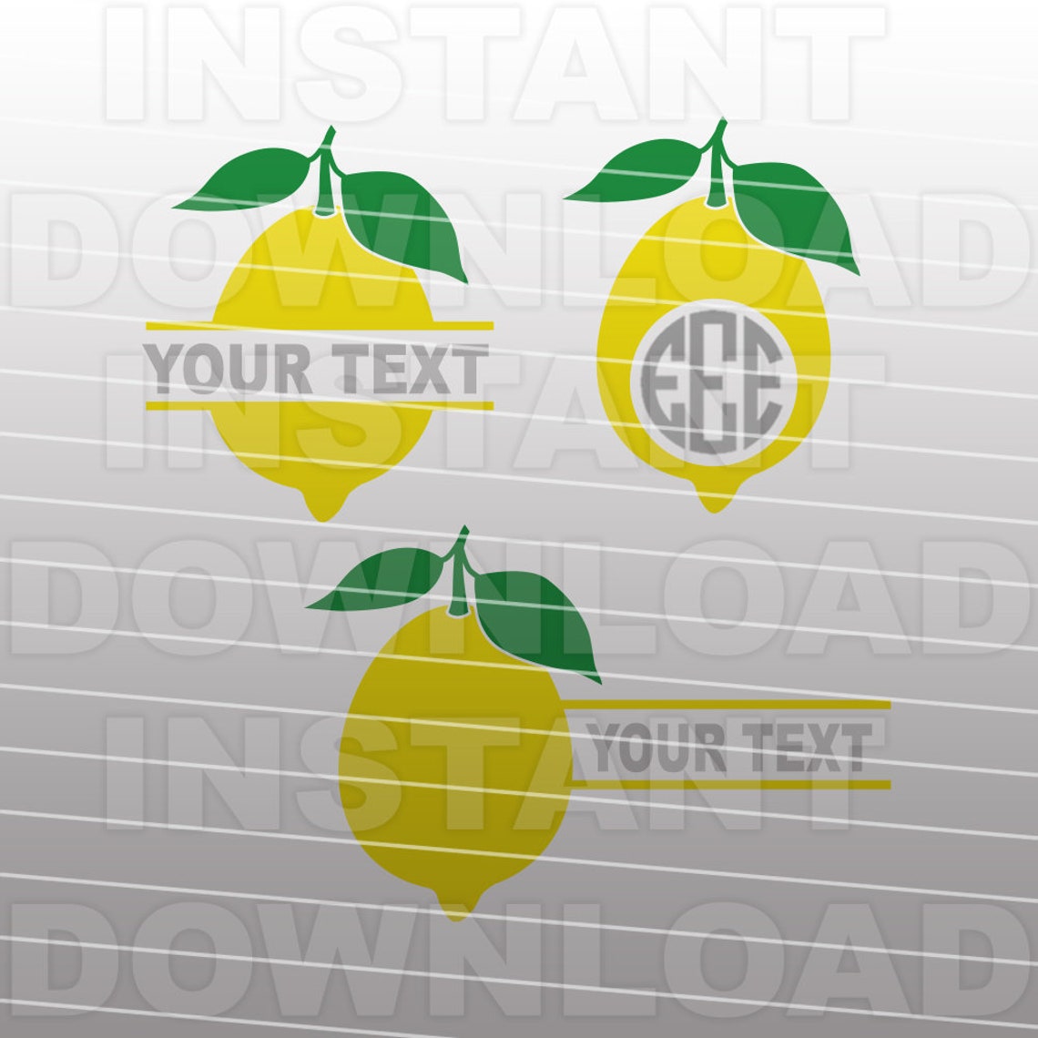 Lemons SVG Filelemon SVG Imagessvg Lemon Silhouette vector - Etsy