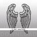 Angel Wings DXF File - Angel Wings PNG File -vector Art- Commercial ...