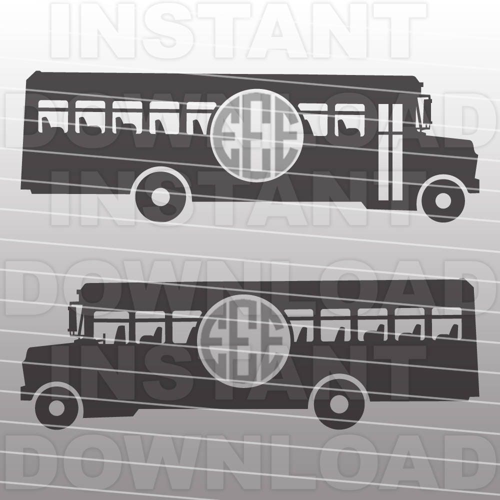 School Bus SVG Filebus Driver Svg-cutting Template-vector - Etsy