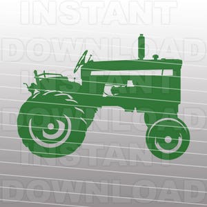Vintage Farm Tractor SVG File Cutting Template-vector Clip Art for ...