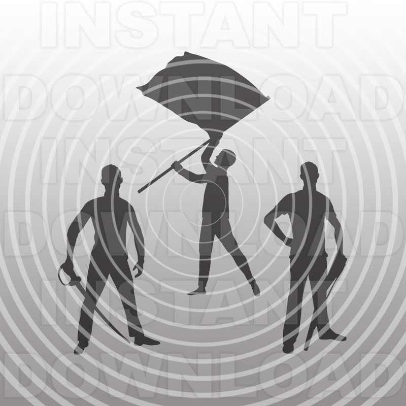 Color Guard Clip Art - Etsy