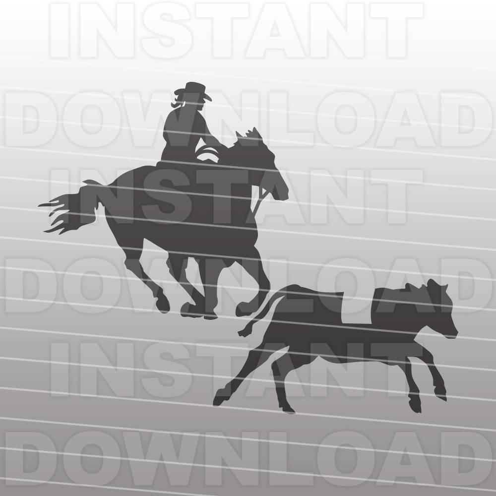 Ranch Sorting SVG File Calf Sorting Svg Cattle Svg Equestrian | Etsy