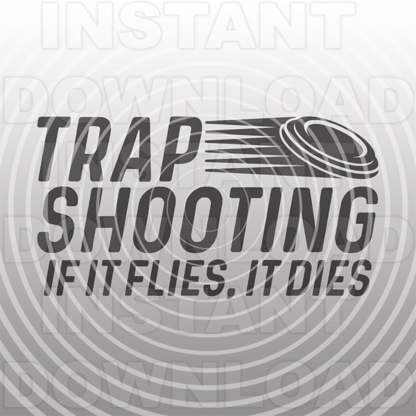 Trap Shooting Svg - Etsy