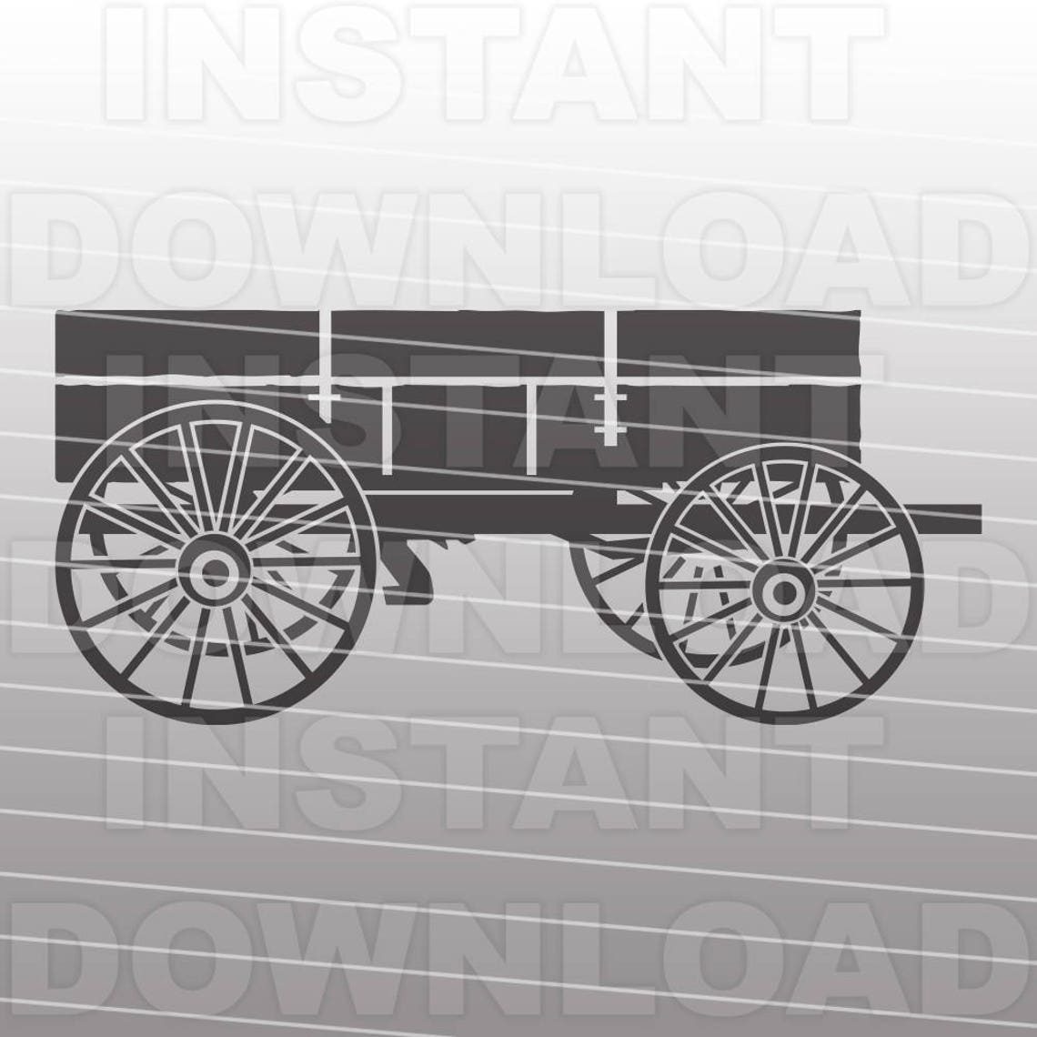 Old Farm Wagon SVG File,vintage Wagon Svg,farming SVG -vector Art ...