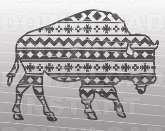 Aztec Buffalo Svg - Etsy