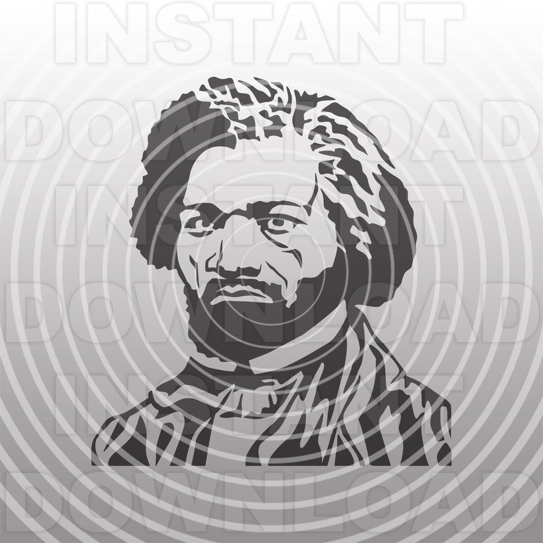 Frederick Douglass SVG File,black History Month SVG -vector Art ...