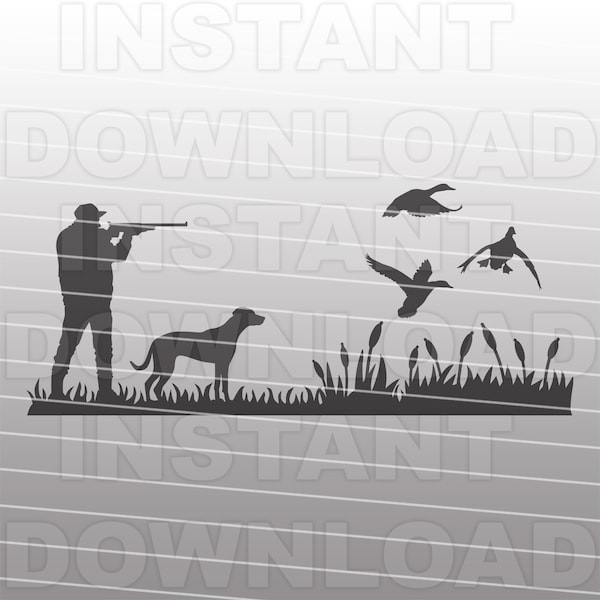 Labrador and Ducks Svg - Etsy