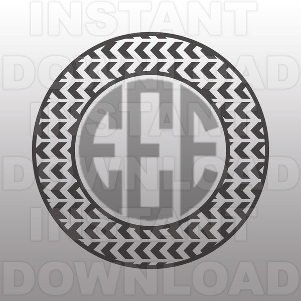 Chevron Circle - Etsy