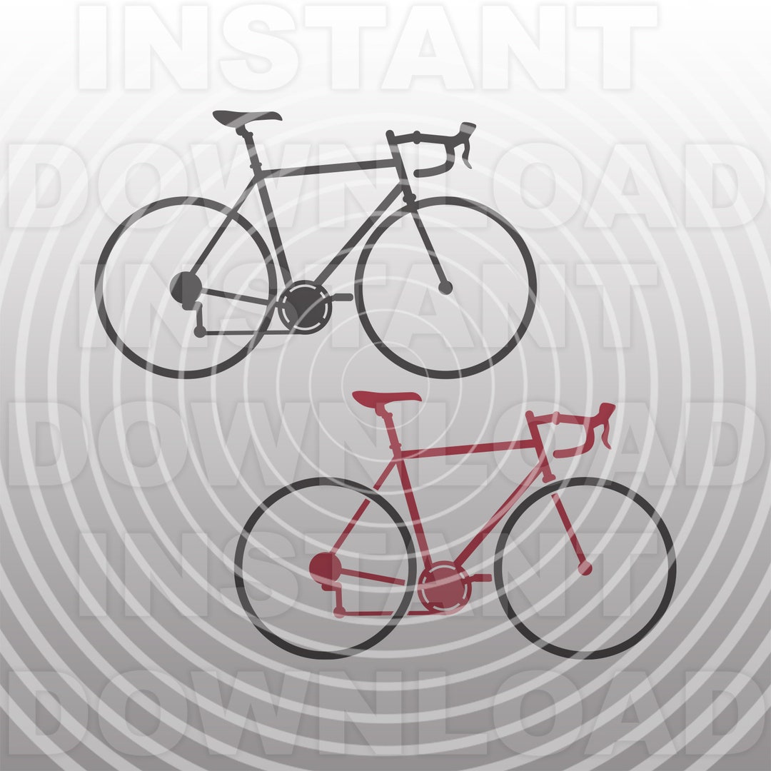 Road Bike SVG File,road Bicycle Racing Svg,triathlon Svg -vector Art ...