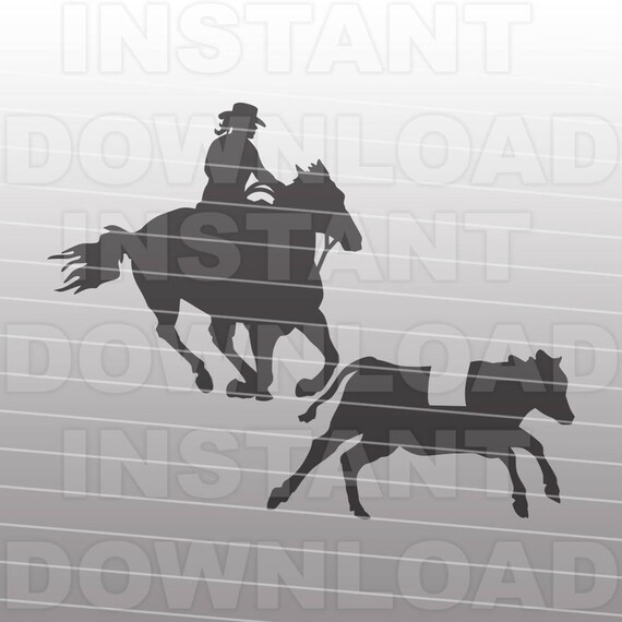 Ranch Sorting SVG File Calf Sorting Svg Cattle Svg Equestrian | Etsy