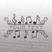 Music Notes Split SVG File Cutting Template - Clip Art for Commercial ...