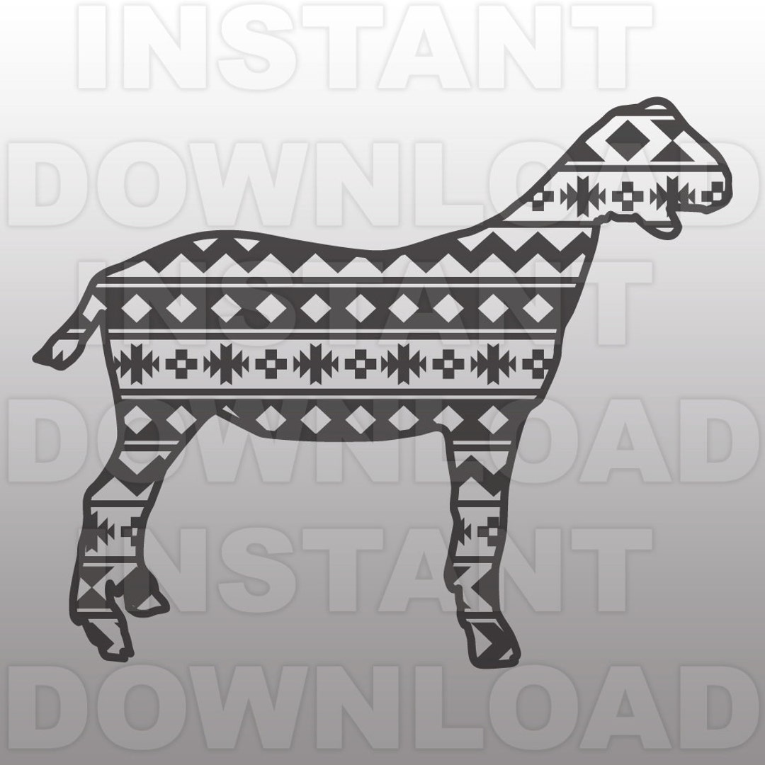 Market Goat SVG File,goat Svg,farming Svg - Commercial & Personal Use ...