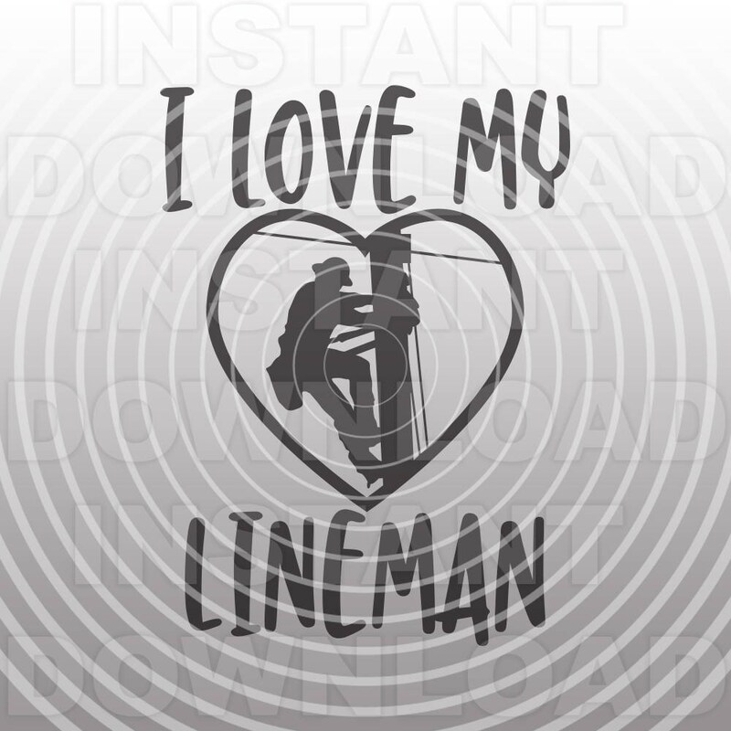Love My Lineman - Etsy