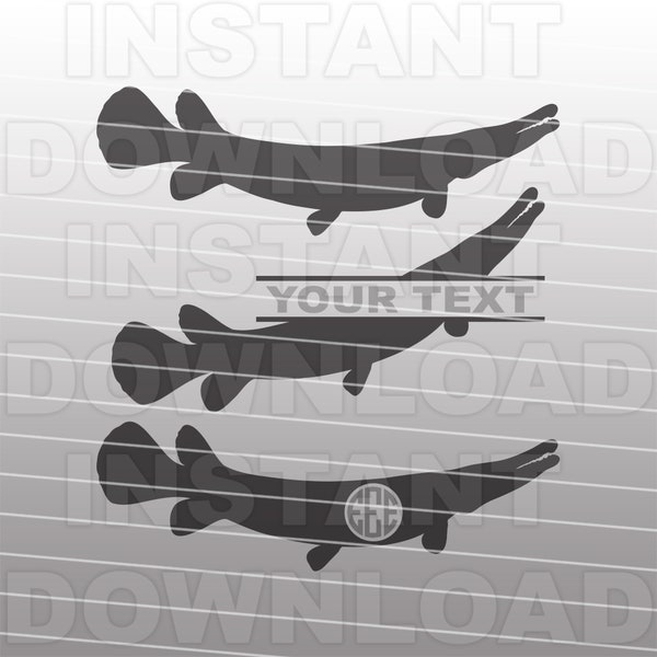 Alligator Gar Decal - Etsy