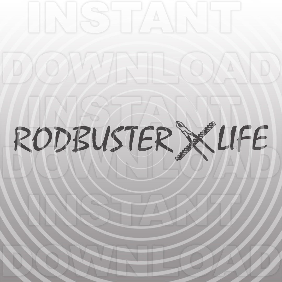 Rodbuster Life With Rebar and Pliers SVG File,rodbuster Svg,rebar ...
